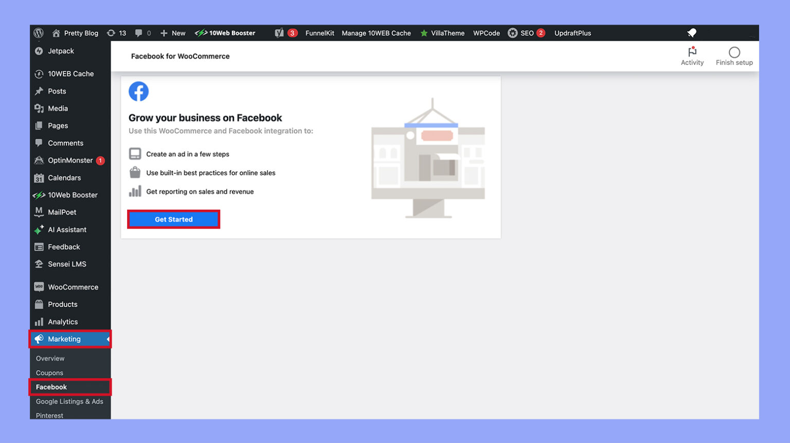 How to Connect WooCommerce to Facebook - 10Web