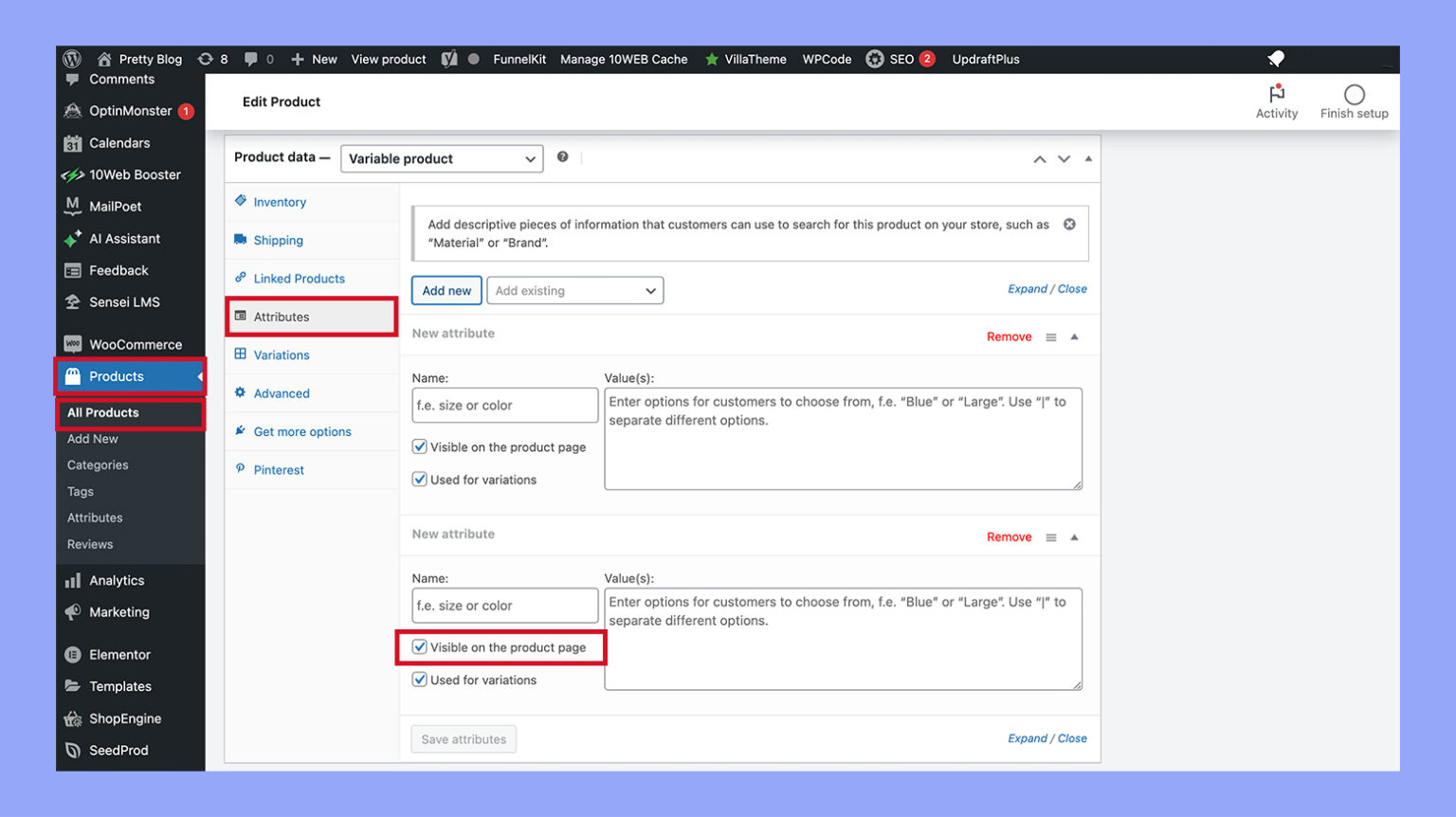 How To Add Additional Information To Woocommerce Products 10web