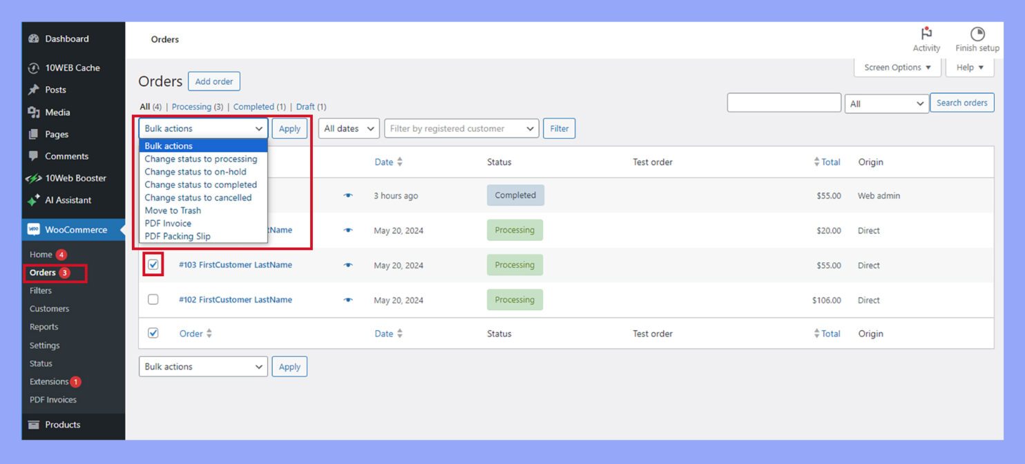 How to Import WooCommerce Orders - 10Web