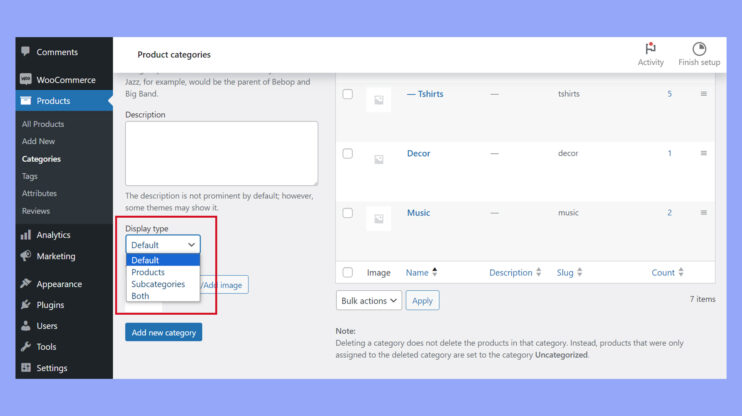 How to Display Product Categories on WooCommerce Shop Pages