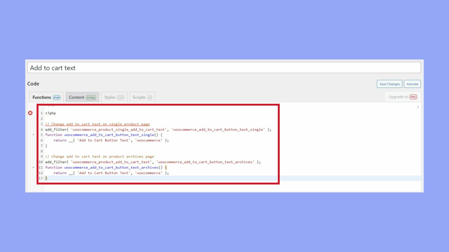 How to Change Add to Cart Button Text in WooCommerce - 10Web