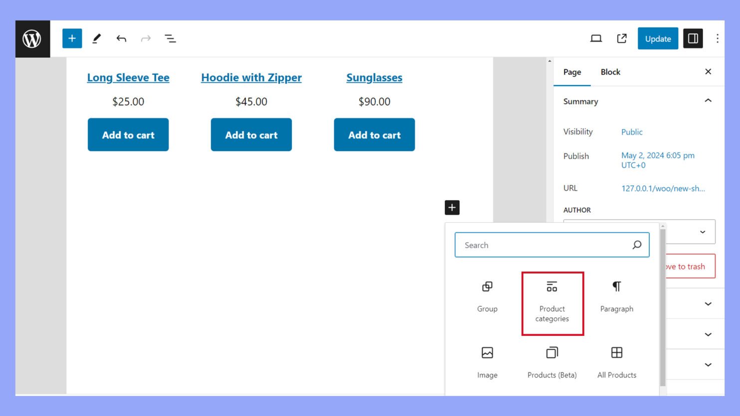How to Display Product Categories on WooCommerce Shop Pages