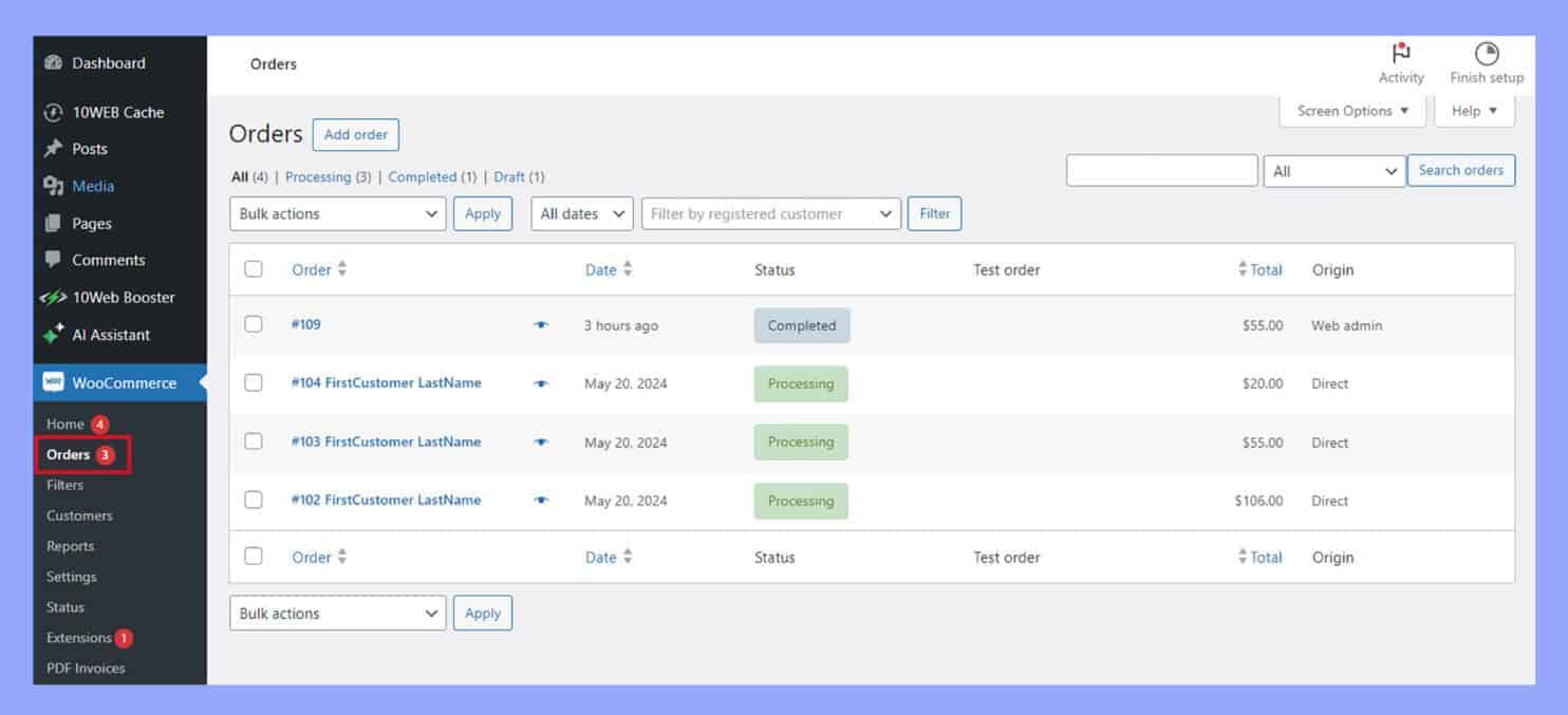 How to Import WooCommerce Orders - 10Web