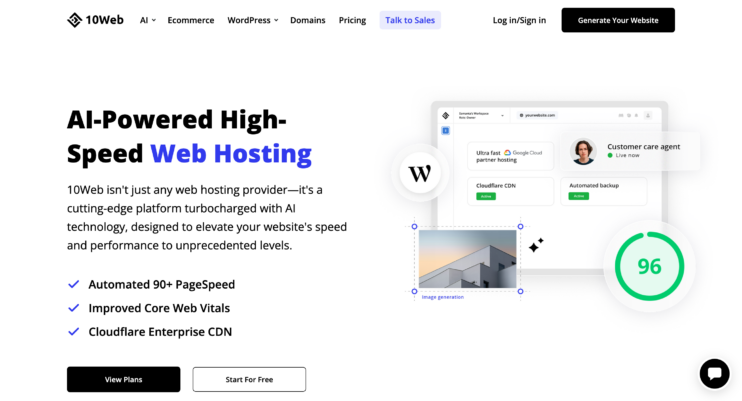 Best Personal Website Hosting: Top Providers for 2024 - 10Web