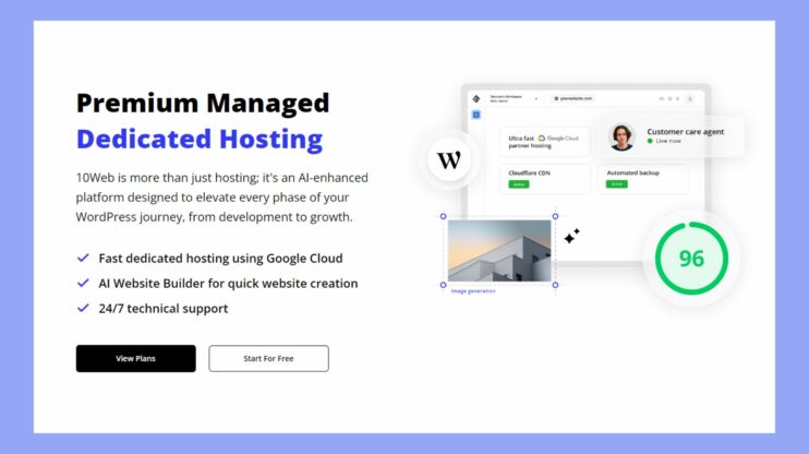 Best Cheap Dedicated Server Hosting - 10Web