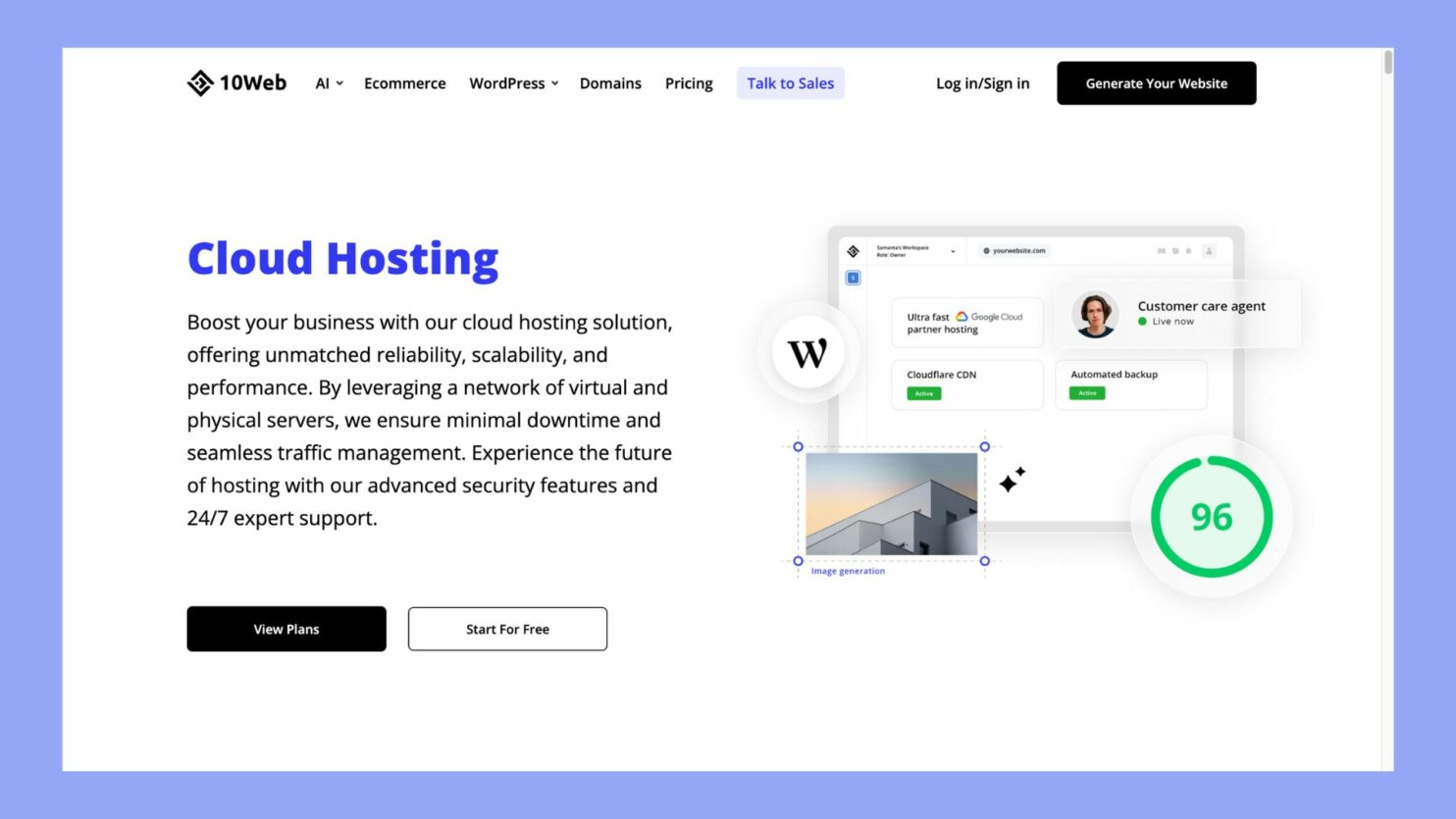 Best Cloud Hosting: Top Solutions for 2024 - 10Web