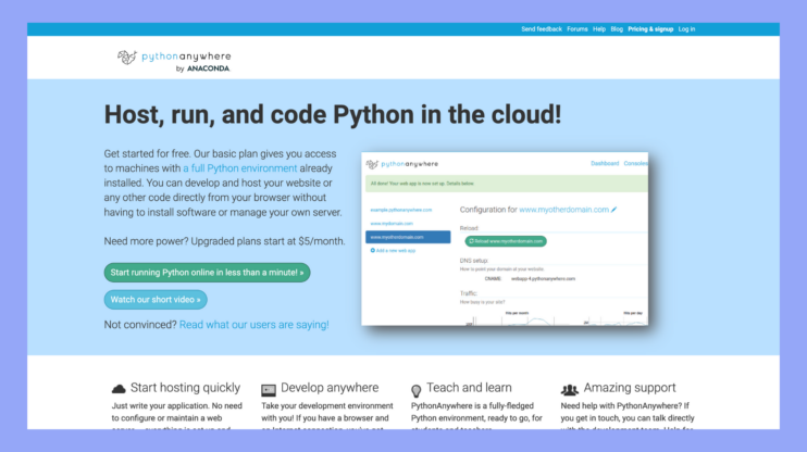 Best Python Hosting: Top Services for Developers in 2024 - 10Web
