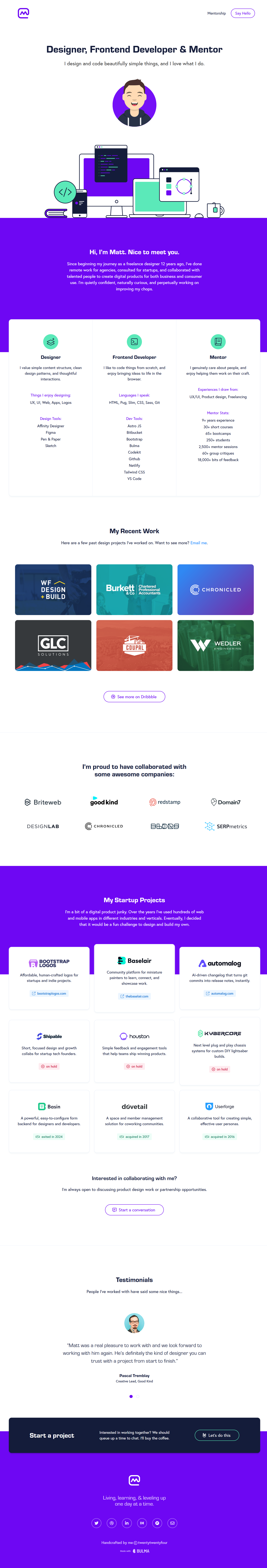 24 Portfolio Website Examples for 2025 Inspiration