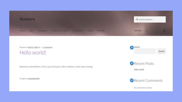 What Is Transparent Header in WordPress