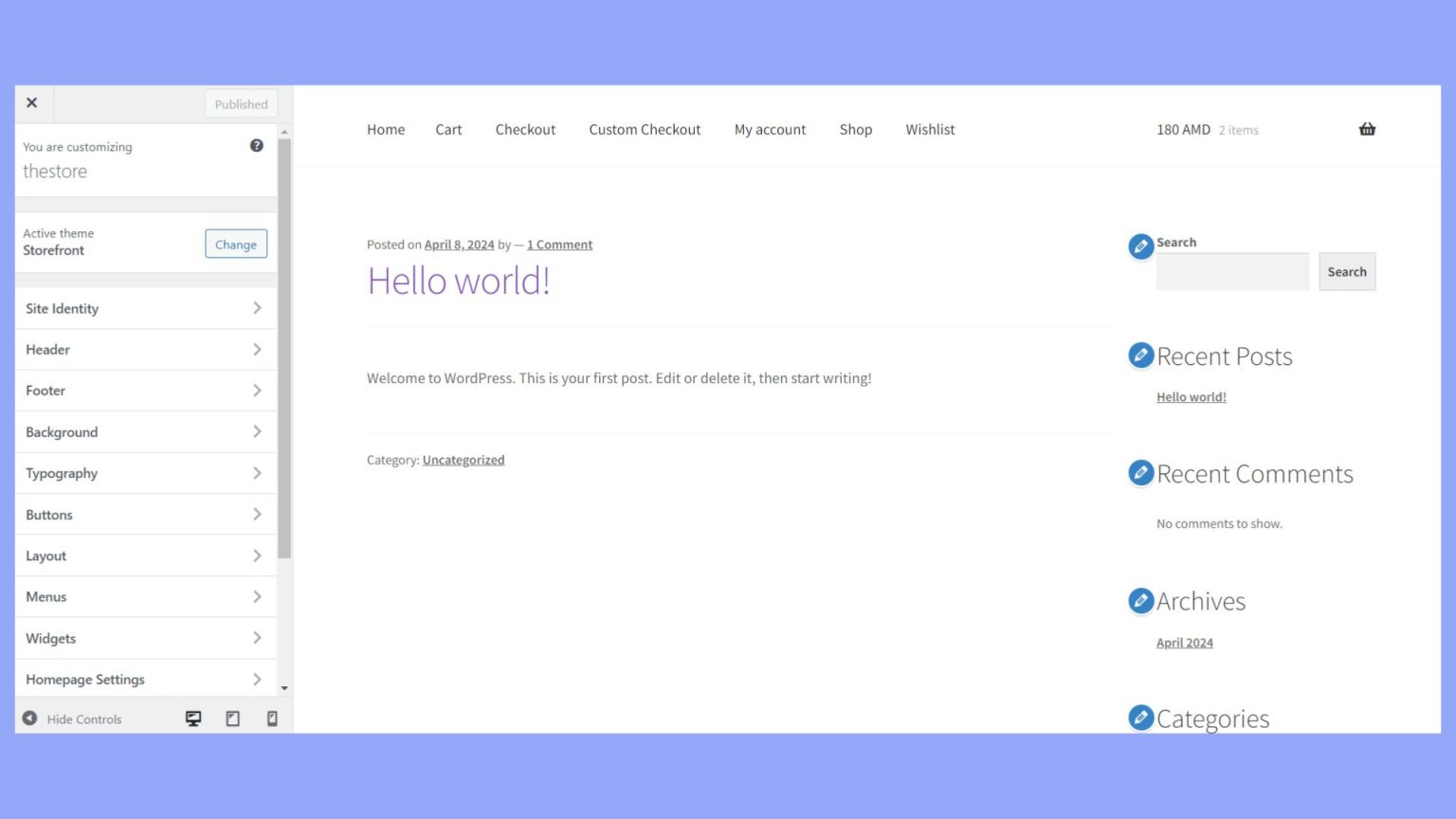 What is WooCommerce Storefront