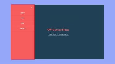 What is Off-Canvas Menu WordPress - 10Web