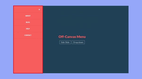 What is Off-Canvas Menu WordPress - 10Web