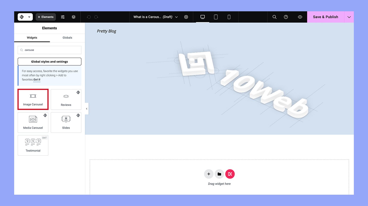 What is a Carousel in WordPress - 10Web