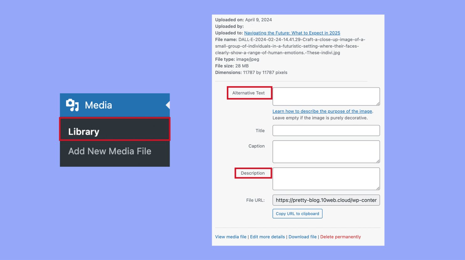 What is Alt Text in WordPress - 10Web