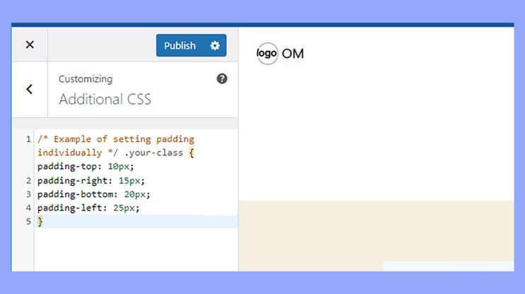 What is Padding in WordPress?