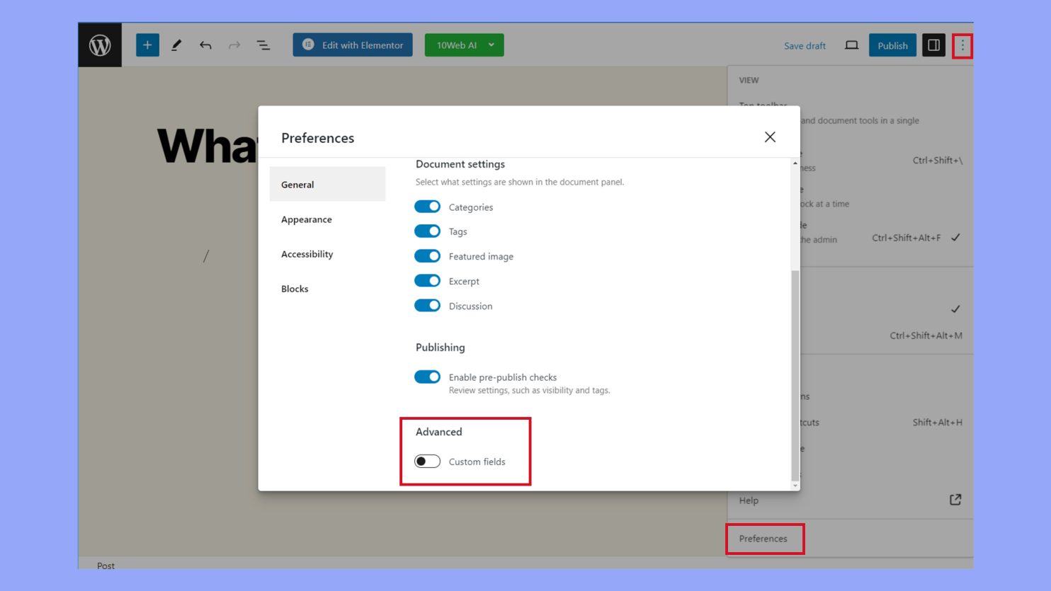 What is Custom Field in WordPress - 10Web