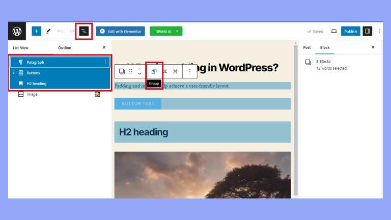 What is Padding in WordPress?
