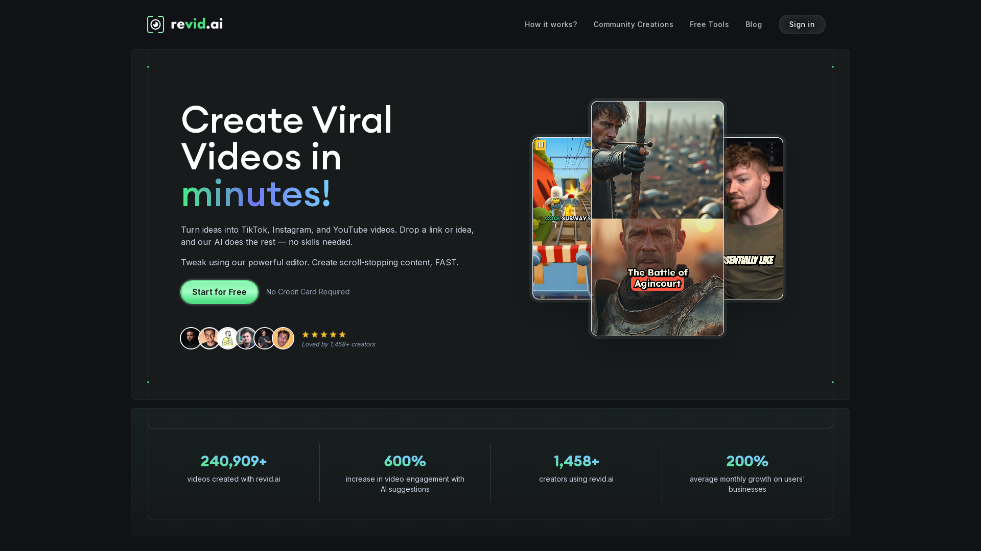 Revid AI Review: Features, Pros, Cons, & Alternatives