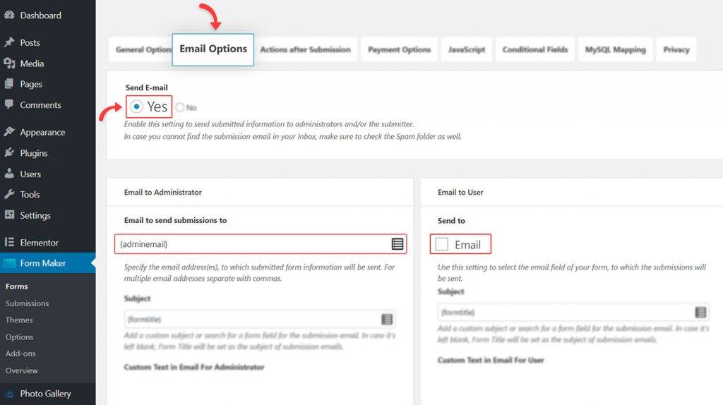 How to Configure Form Confirmations and Notifications – 10Web Help Center