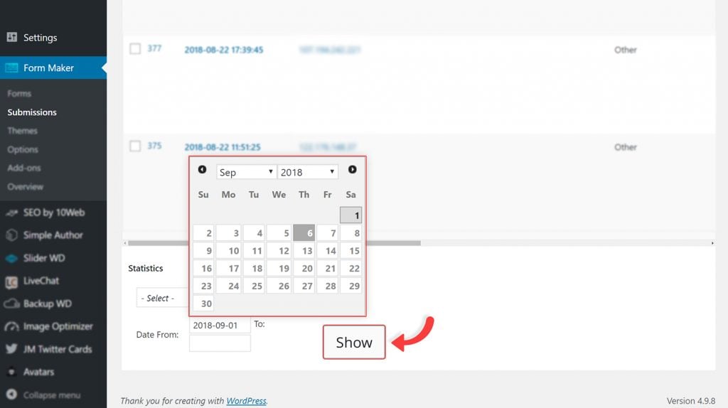 How to Manage Form Submissions – 10Web Help Center