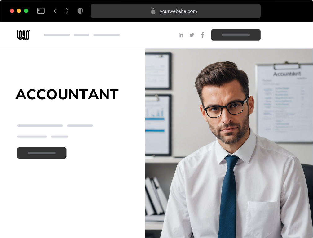 AI Accountant Website Builder – Create, Customize, Succeed