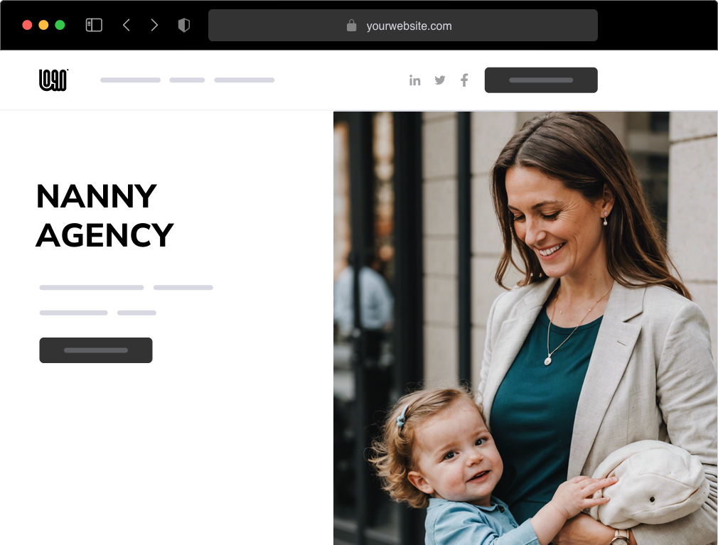 AI Nanny Agency Website Builder – Create, Customize, Succeed