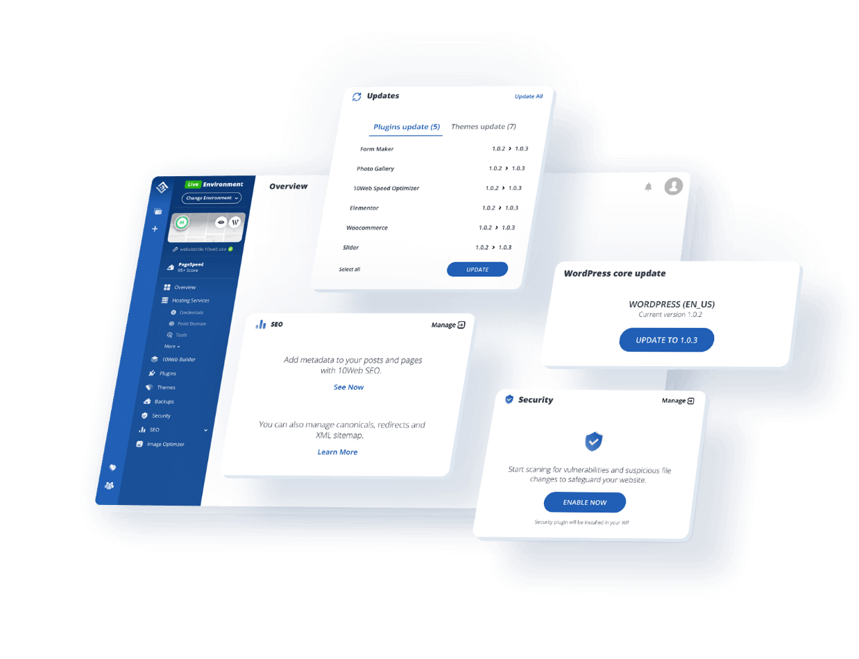 Automated Website Management: 1 Dashboard, Multiple Sites | 10Web