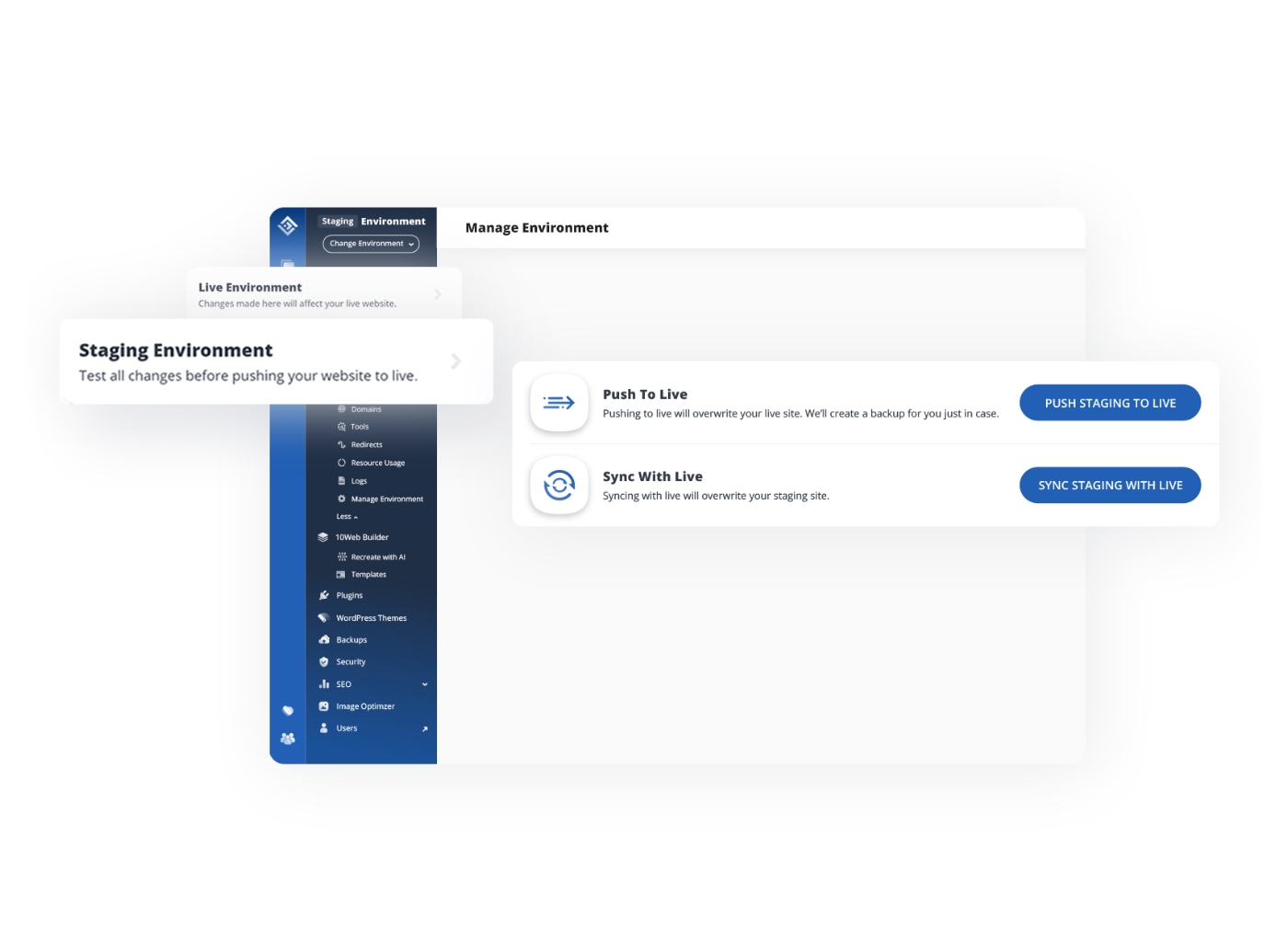 Automated Website Management: 1 Dashboard, Multiple Sites | 10Web